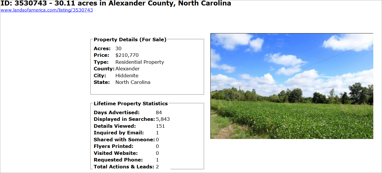 Guide to Understanding Property Statistics for Your Listings | Land.com