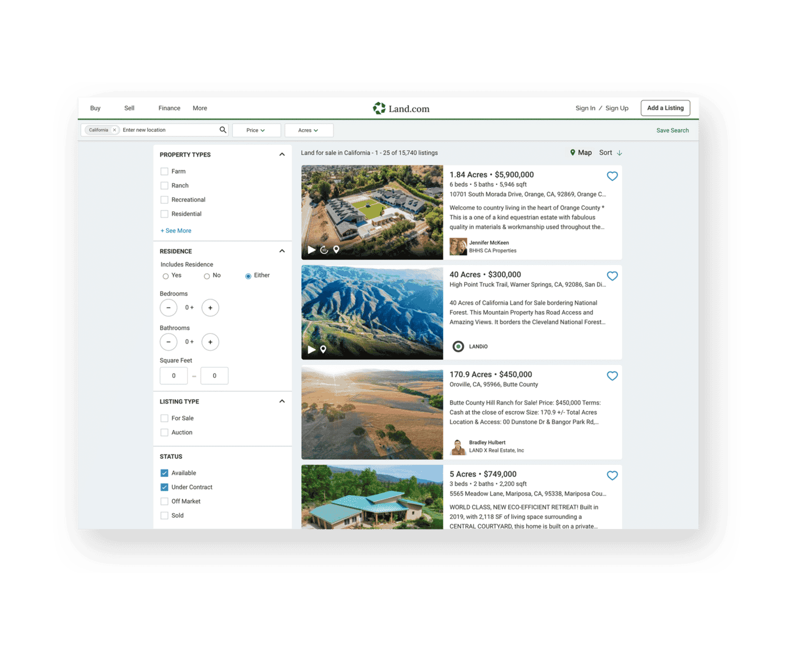 Land.com | The largest online marketplace for buying and selling land